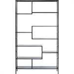 Etagère 195x115 en acier noir et verre teint Maisons du monde