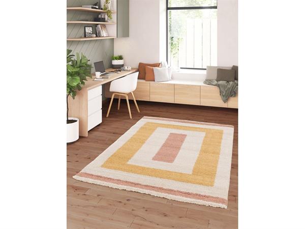Lot de 4 sets de table orange en lin 35x48 Maisons du monde